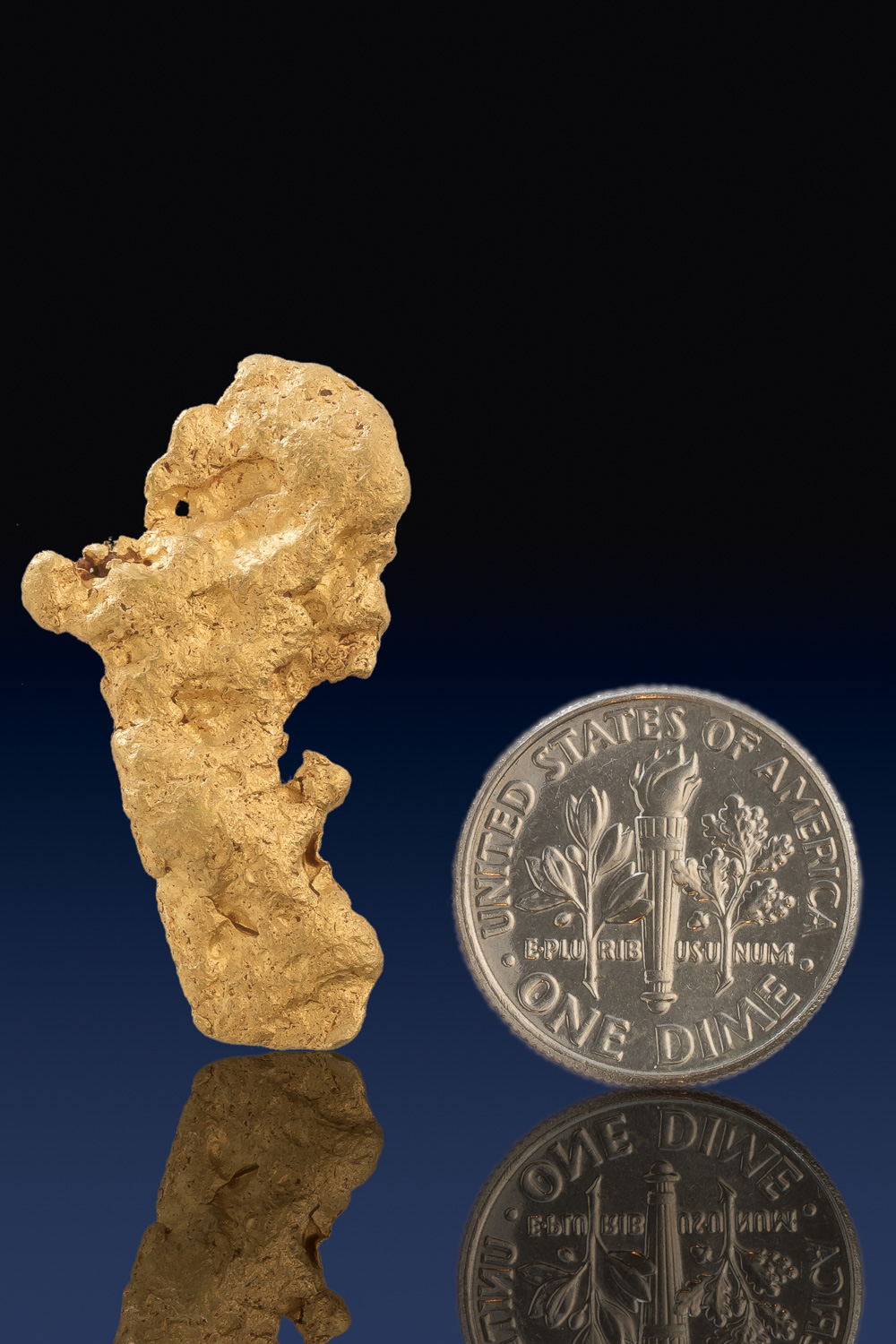 Long and Curved Pure Natural Australian Gold Nugget - $1,051.00 ...