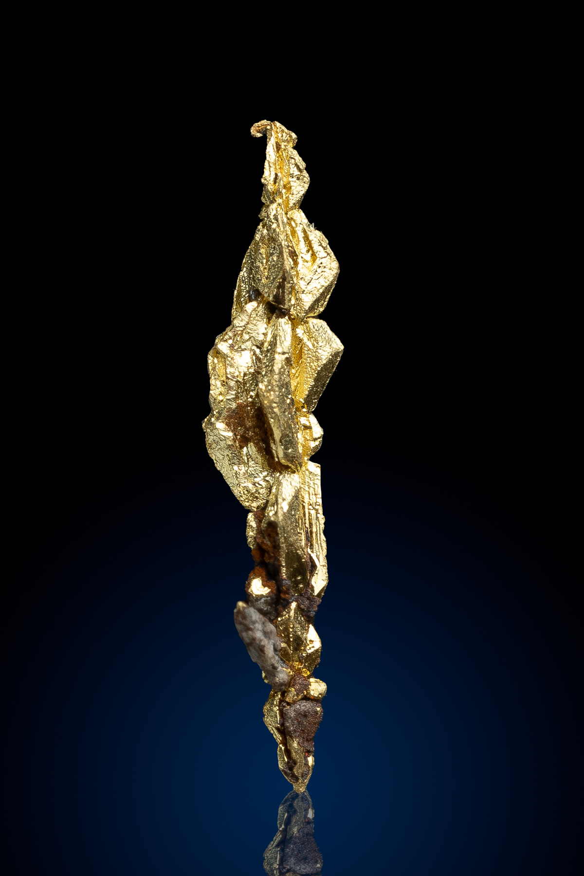 Sharp and Faceted - Long Crystallized Wire Gold - Morocco - 1.05 grams ...