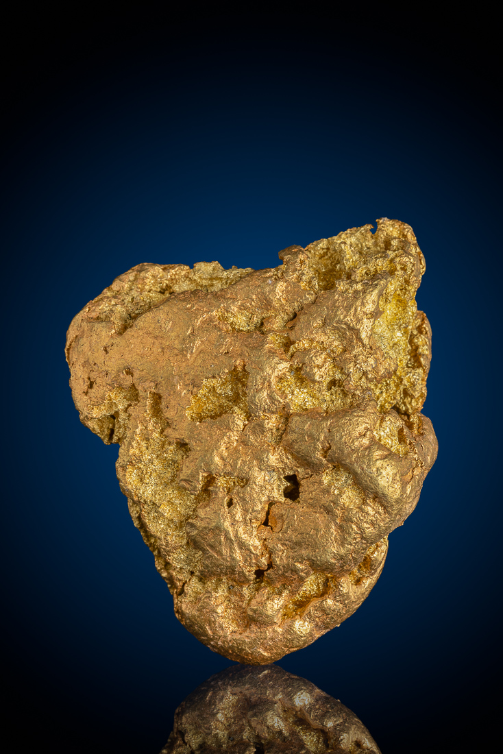 Brilliant Heart of Gold from the Fairbanks District, Alaska - 138.58 ...