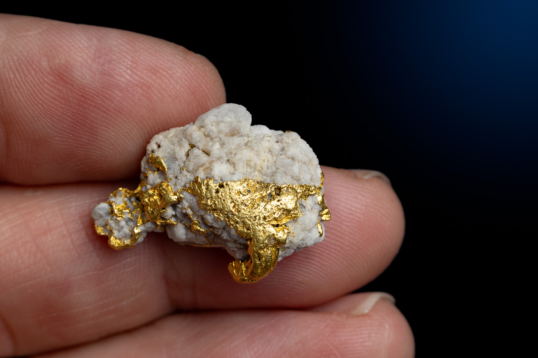Natural Gold and Quartz Nugget - Happy Camp, Siskiyou Co., CA [RB1317 ...