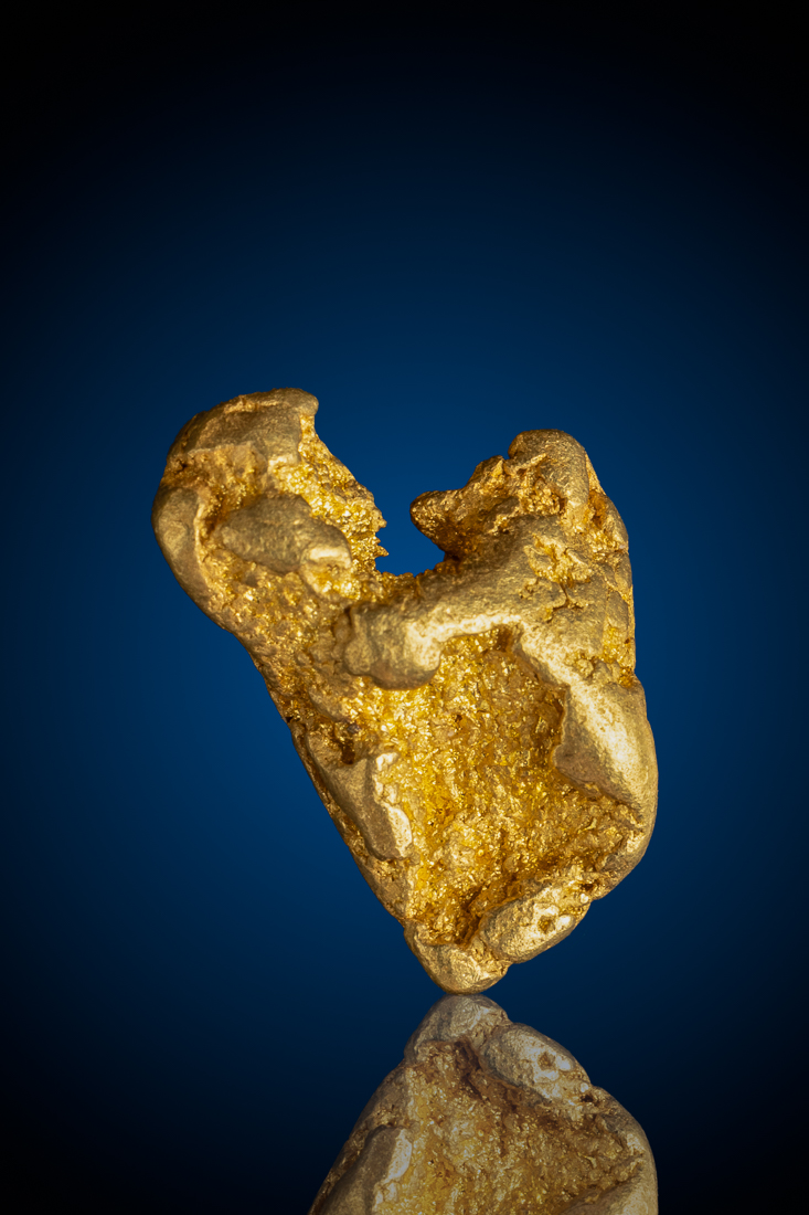 Rare Unique Natural Gold Nugget - American River, CA - 15.84 grams ...