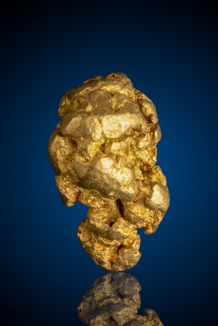 Rare American River Natural Gold Nugget with Lots of Character - 2.89 ...