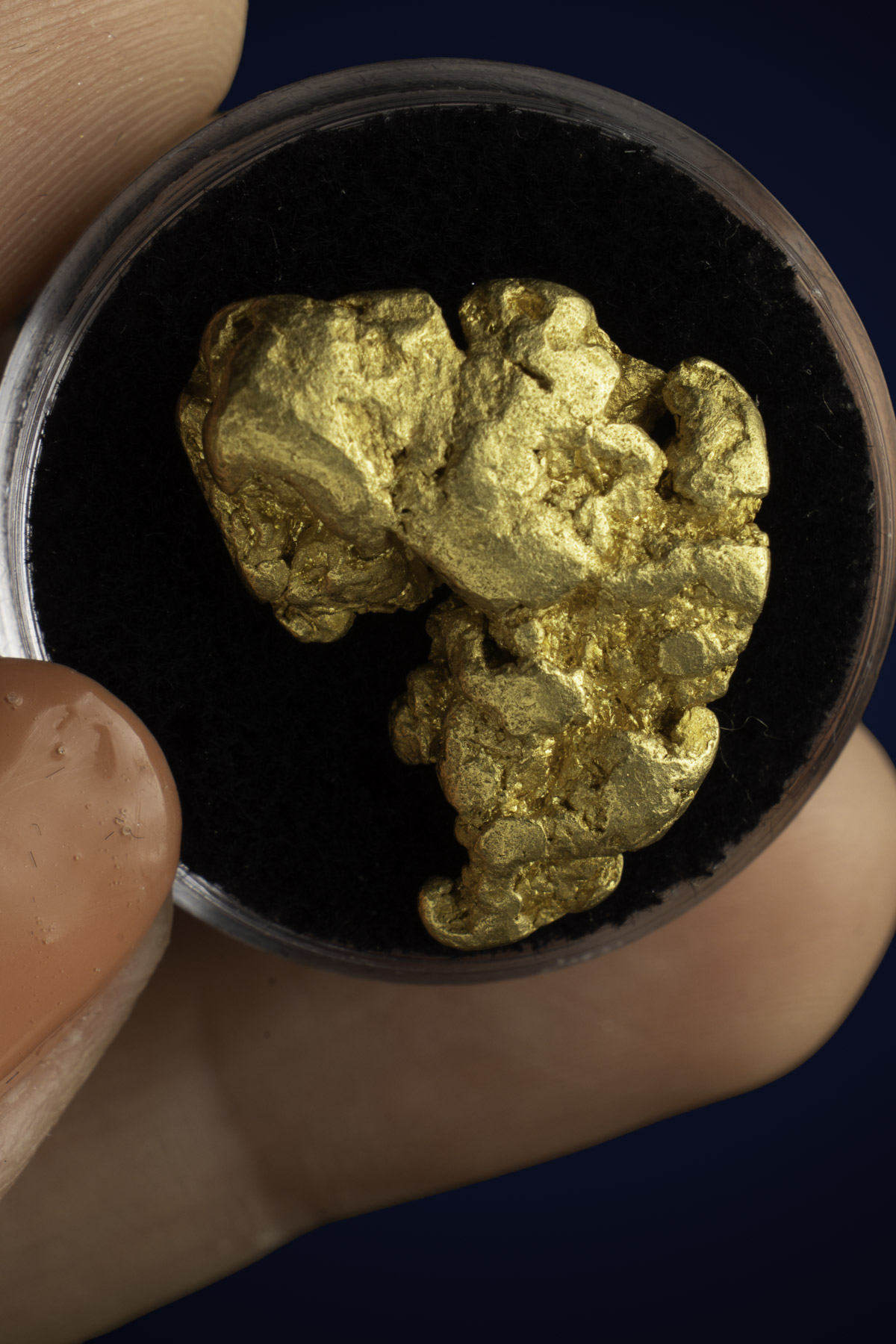 Chunky, Dense Natural Gold Nugget - Auburn, CA - 11.29 Grams [GU155 ...