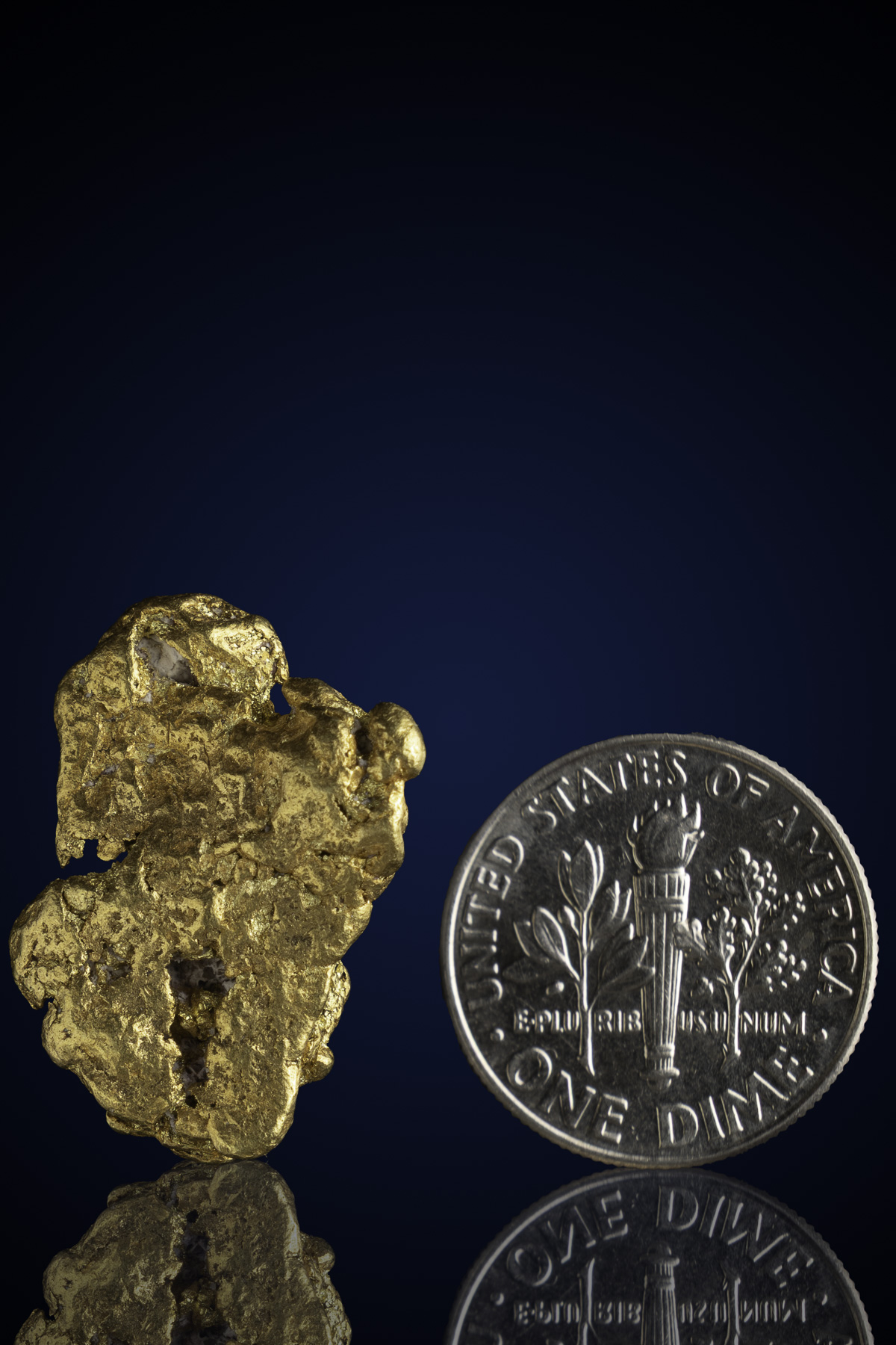 Beautiful, Textured Natural Gold Nugget - Auburn, CA - 9.15 grams ...