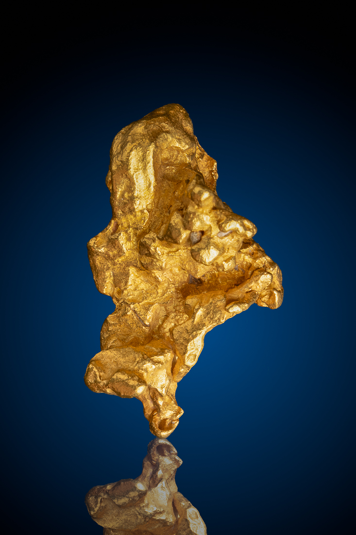 Rare Dimensional Chunky Gold Nugget from California - 30.46 grams ...