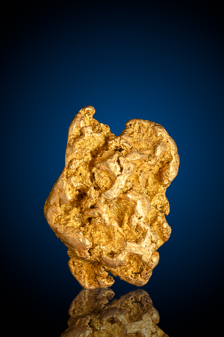 Unique U Shaped Natural Gold Nugget from Auburn, CA - 10.29 grams ...