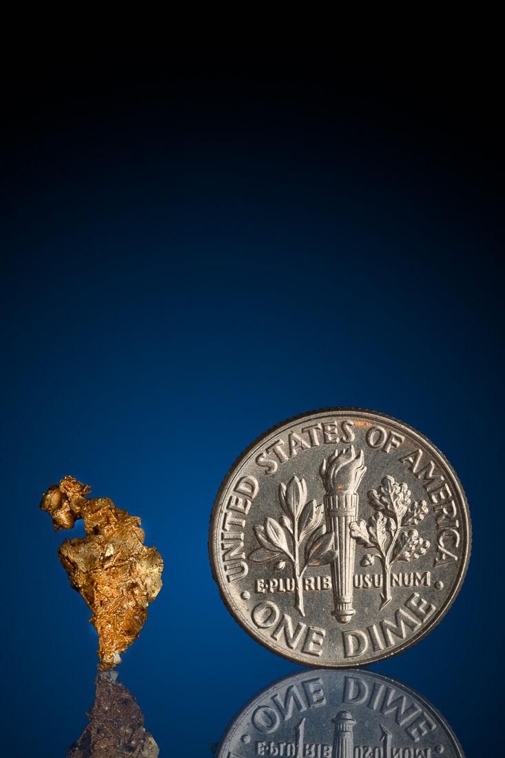 Delicate, Lacy Natural Gold Nugget - Little Johnny Mine, CO - 0.43 ...