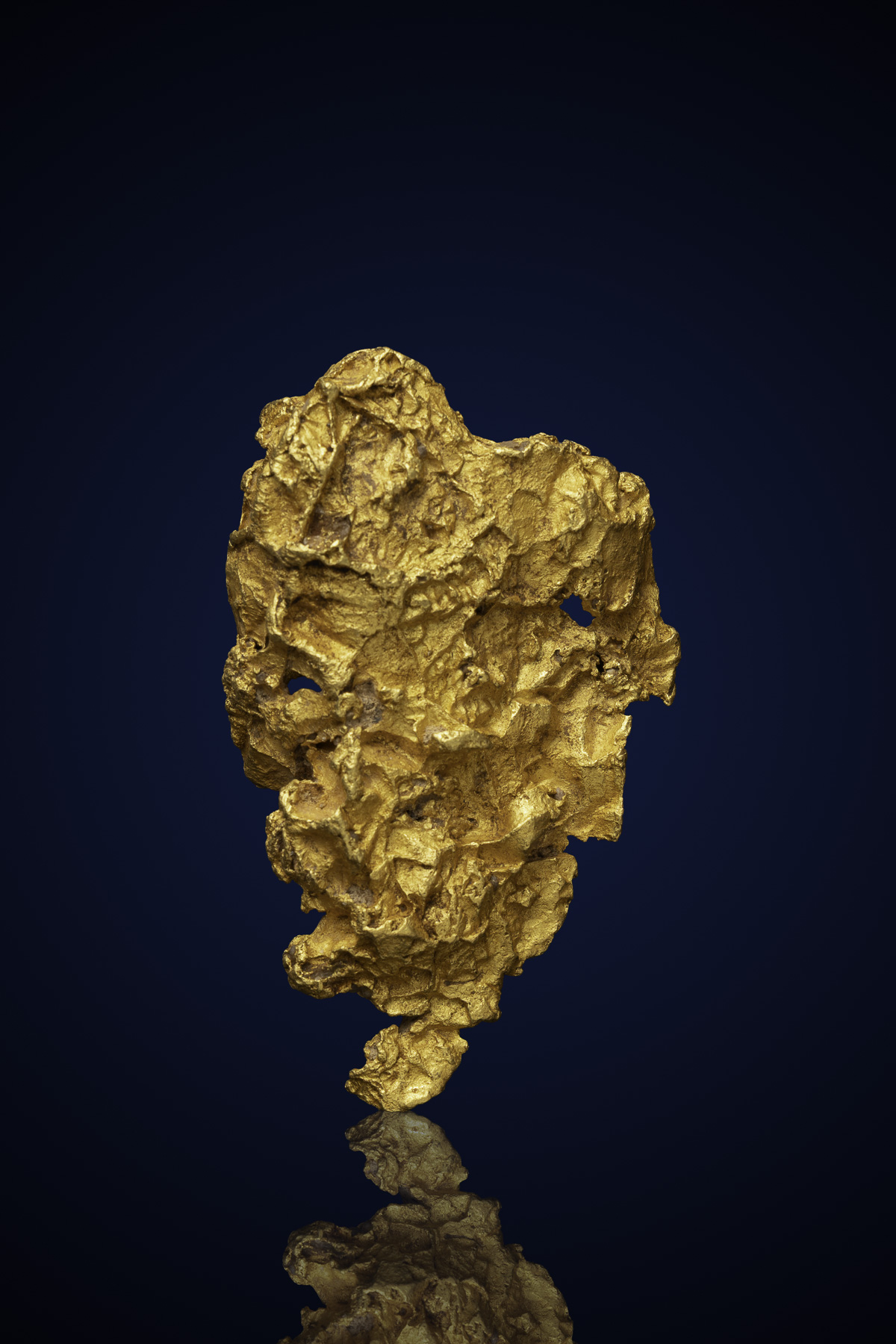 Striking, Rare, Contoured Natural Gold Nugget - Western Australia - 6. ...